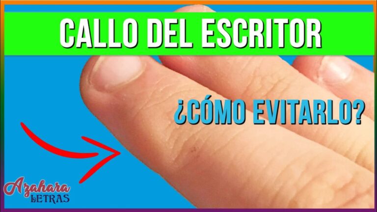Cómo Evitar Callos en los Dedos de las Manos por Escribir: Consejos y ...