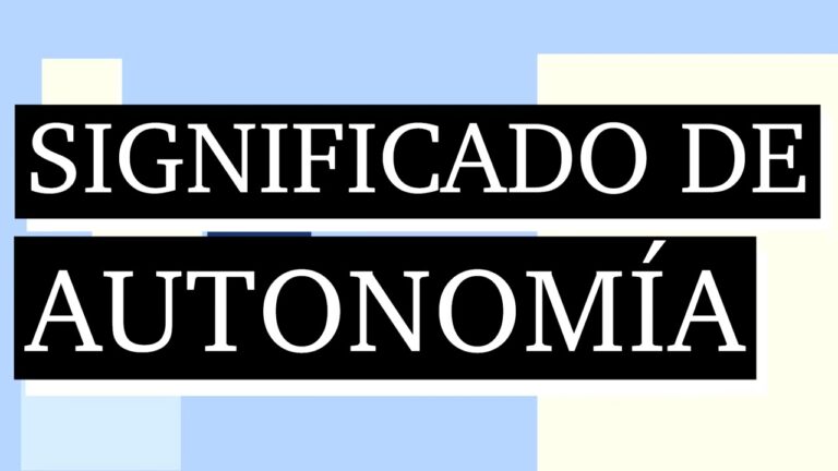 ¿De dónde proviene la palabra "autonomía"? Descubre su origen y ...